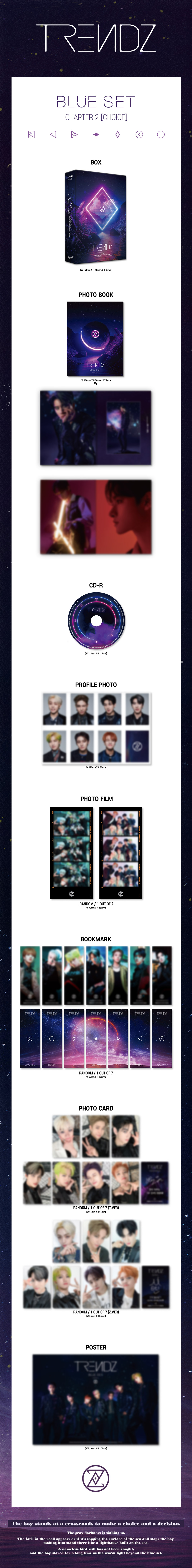 ktown4u.com : TRENDZ - 2nd Mini Album [BLUE SET Chapter 2. CHOICE]